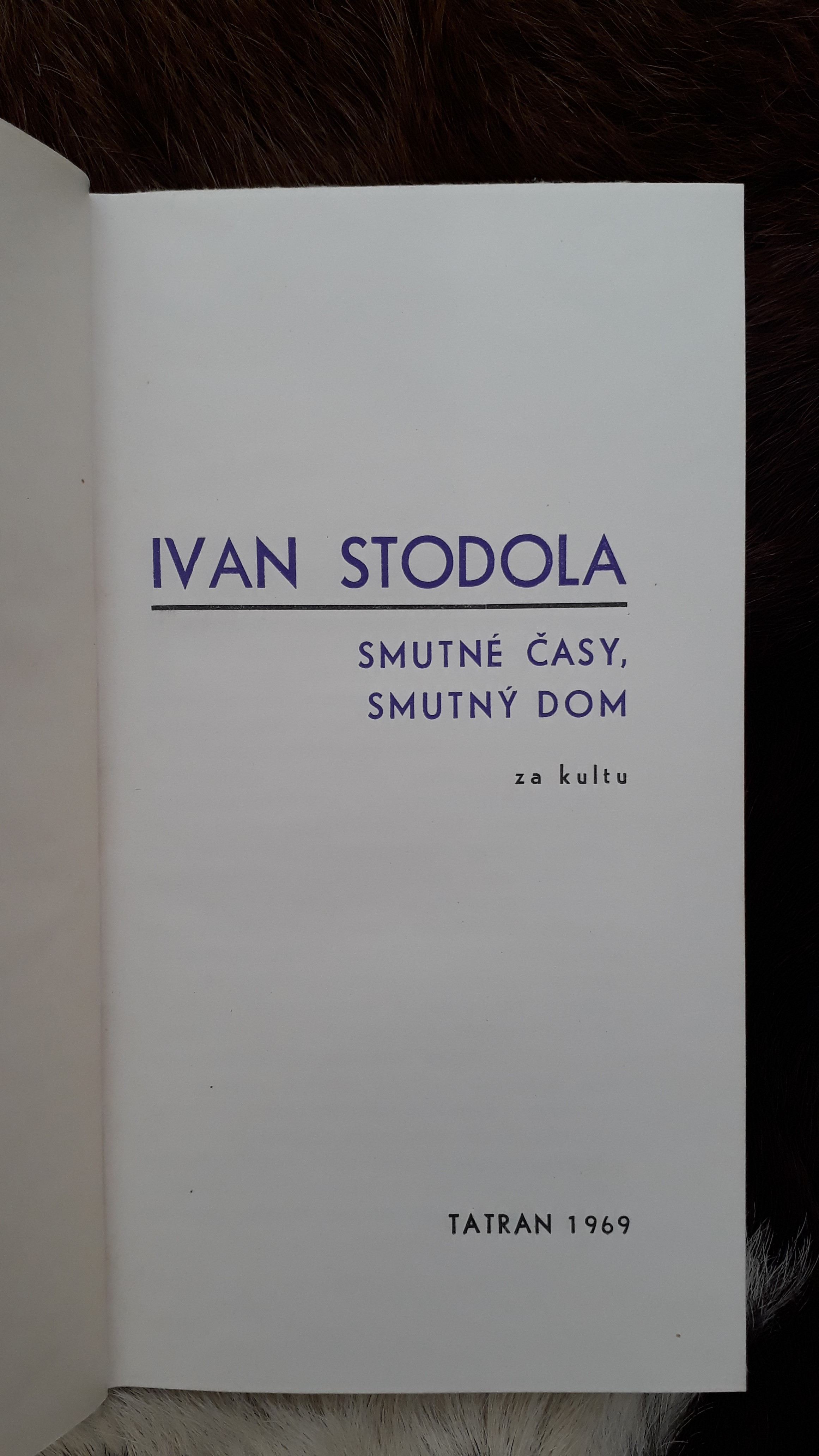 Ivan Stodola: Smutné časy, smutný dom - Zelený dom